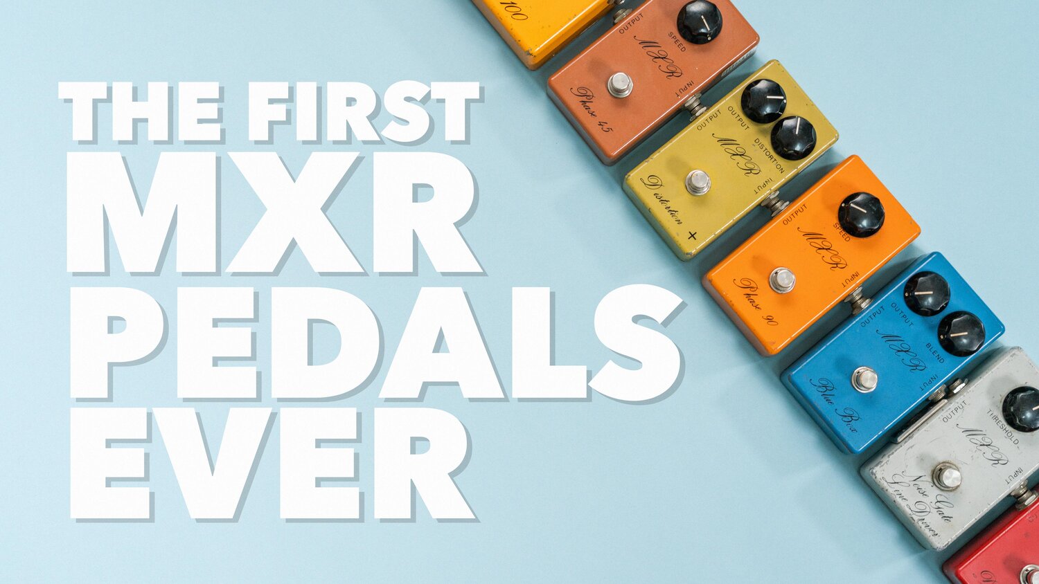 HOW MXR PEDALS BECAME LEGENDARY – JHS Pedals